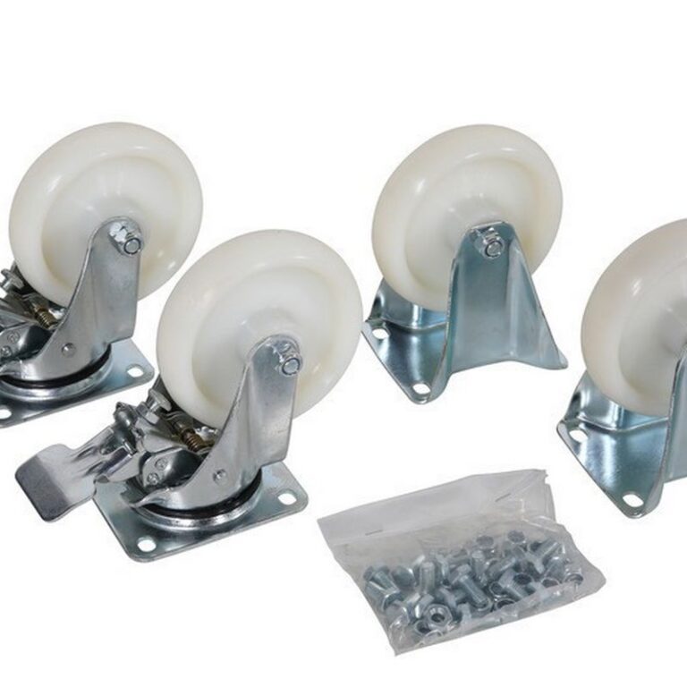 Hjul til tipcontainere. Nylonhjul eller med gummibelægning